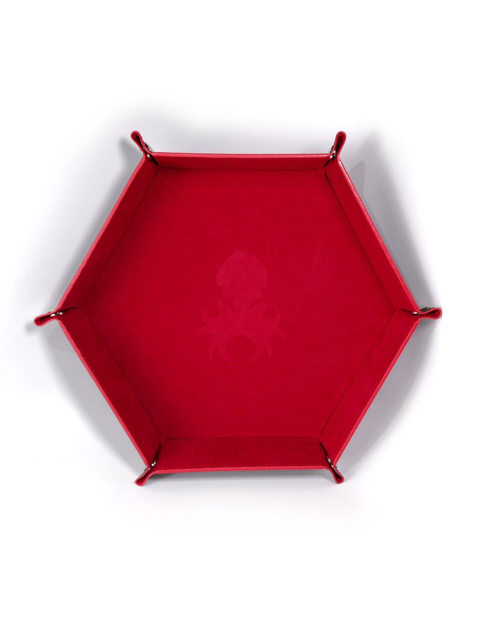 Dice Mat Velvet Folding Dice Tray - Ruby Red (19cm X 13.5cm) - Ronin ...